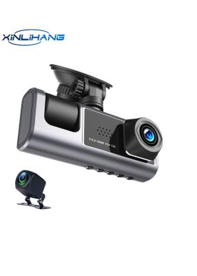 Cina Videoregistratore HD 1080P per videocamera per auto DVR per auto a 3 obiettivi Parte anteriore posteriore interna in vendita