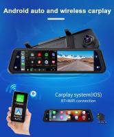 China Android Auto Dash Cam Carplay With Reverse Camera Front 2K+Back 1080P for sale
