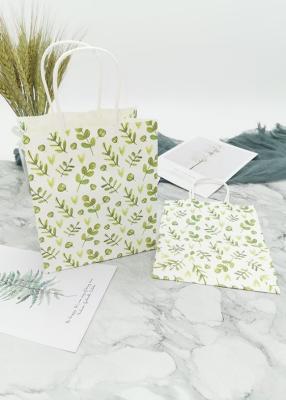 China Degradable Flat Paper Merchandise Bags Kraft 150g Multipurpose Usage for sale