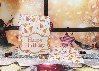China Stylish handmade recycled factory price birthday greeting paper Bags with fancy features for sale