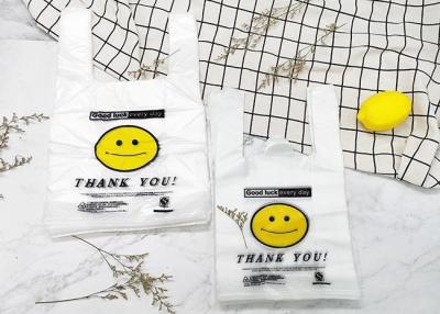 China Compostable Plastic Merchandise Bags  Custom Plastic Grocery Bags 11 Micron - 200 Micron for sale