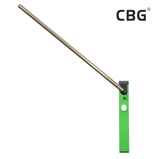 Barrier gate in operation showing movement