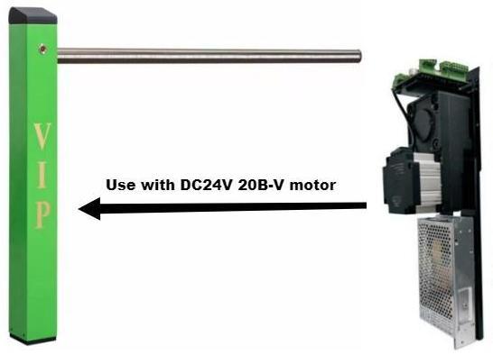 Barrier gate control panel details