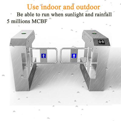 China Outdoor / Indoor Turnstile Flap Barrier Gate Motor For Metro Entrance And Exit for sale