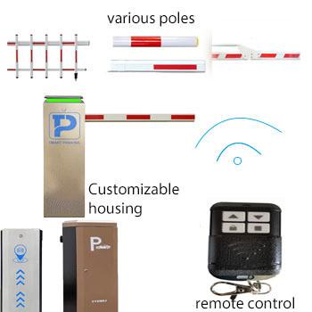 Quality 18B Automatic Flap Gate Parking Car Stop Toll Barrier Gate 140W Power Supply for sale