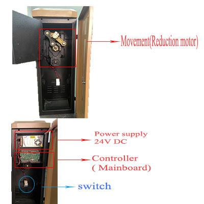 Quality Parking Management System Automatic Barrier Gate 140W With F Insulation for sale