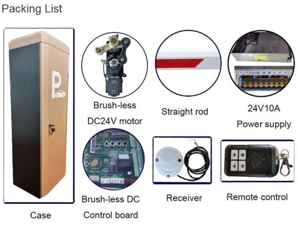 Quality Parking Management System Automatic Barrier Gate 140W With F Insulation for sale