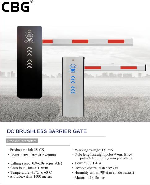 Quality Outdoor RS485 Communication Interface Automatic Boom Barrier for 6 Meters Max Boom Length in Educational Institutions for sale