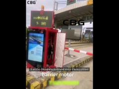 Sistema de barreira de entrada e saída de portões de estacionamento externos com comprimento de barra de 1,5-6 m