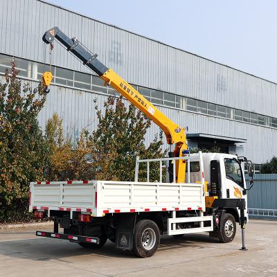 Cina homan 4 ton telescopic boom truck mounted crane for sale in vendita