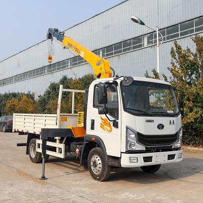 Cina homan 4 ton telescopic boom truck mounted crane for sale in vendita
