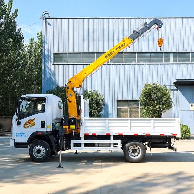 Cina homan 4 ton telescopic boom truck mounted crane for sale in vendita