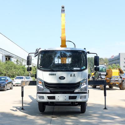 Cina homan 4 ton telescopic boom truck mounted crane for sale in vendita