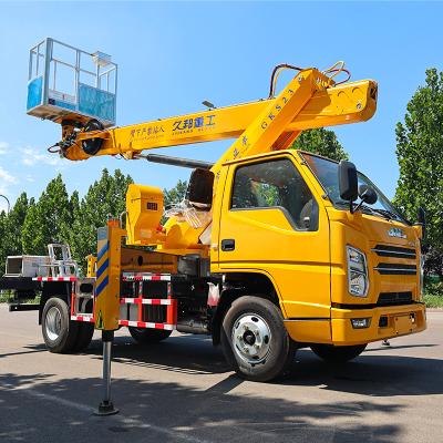 Cina Un camion idraulico dei 23 tester ha montato i camion aerei del secchio dell'ascensore della piattaforma di lavoro aereo in vendita