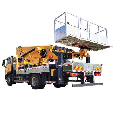 Cina Veicolo aereo del lavoro della piattaforma del camion di operazione di elevata altitudine con il grande canestro del lavoro da vendere in vendita