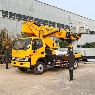Cina Camion da lavoro con piattaforma aerea idraulica a braccio telescopico JMC da 36 metri economici con telecomando in vendita