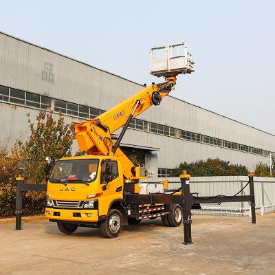Cina Camion da lavoro con piattaforma aerea idraulica a braccio telescopico JMC da 36 metri economici con telecomando in vendita