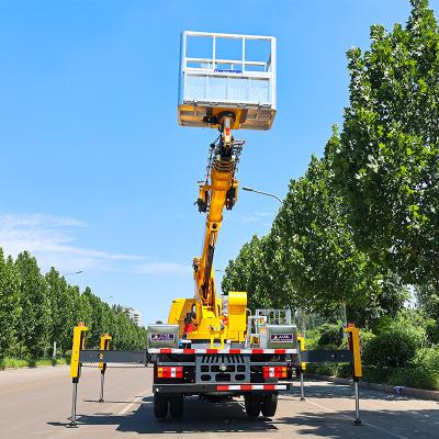 Cina GKS27m Diesel aerial work platform hydraulic lift platform truck price in vendita