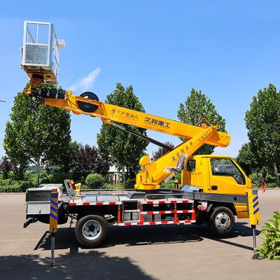 Cina GKS27m Diesel aerial work platform hydraulic lift platform truck price in vendita