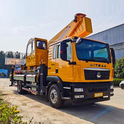 Cina Piattaforma di lavoro aerea per camion con braccio telescopico di vendita calda in vendita