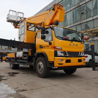 Cina Migliore prezzo 360 piattaforma di lavoro aereo montata camion di rotazione 40m di grado in vendita