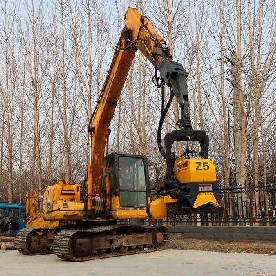 Cina selvicoltura forestale abbattitore automatico di alberi interi macchina da taglio taglierina legno in vendita