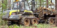 China 8 Wheels Forestry Logging Skidder Easy Handling Process for sale