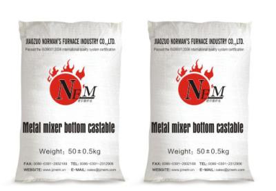 China Metal mixer bottom castable for sale