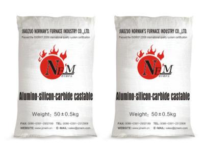 China Alumino-silicon-carbide castable for pelletizing rotary kiln for sale