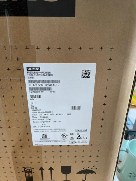 SINAMICS G120 SIEMENS Frequency Converter 6SL3210-1PE31-5UL0 Power Module PM240-2