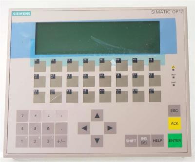 Cina SIEMENS SIMATIC HMI 6AV3617-1JC30-0AX2 OP17/DP12 Pannello operativo in vendita