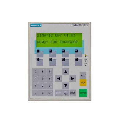 Cina SIEMENS SIMATIC HMI 6AV3607-1JC20-0AX0 OP7/DP Pannello operatore in vendita