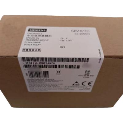 China SIEMENS SIMATIC S7-200 PLC 6ES7214-1BD23-0XB8 CPU 224 AC/DC/Relay14 Entradas/ 10 relés à venda