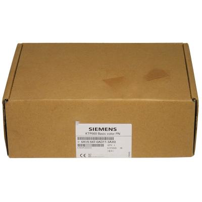 Cina SIEMENS SIMATIC HMI 6AV6647-0AD11-3AX0 SIMATIC KTP600 PN Pannello base 6-in, colore, Ethernet in vendita