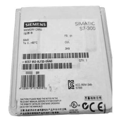Cina SIEMENS 6ES7953-8LF20-0AA0 S7 CARTA MICRO MEMORY PER S7-300/C7/ET 200, 3, 3V NFLASH, 64 KB in vendita