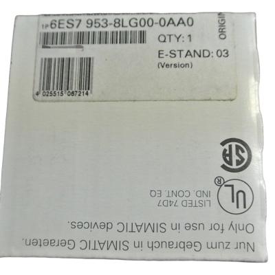 Cina SIEMENS 6ES7953-8LG00-0AA0 SIMATIC S7, MICRO MEMORY CARD F. S7-300/C7/ET 200S IM151 CPU, 3,3 V NFLASH, 128 KBYTES in vendita