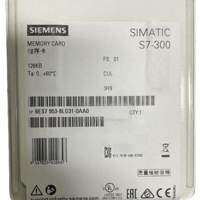 Cina SIEMENS 6ES7953-8LG31-0AA0 SIMATIC S7-300/C7/ET200 CARTA MICRO MEMORY PER S7-300/C7/ET 200, 3, 3V NFLASH, 128 KB in vendita