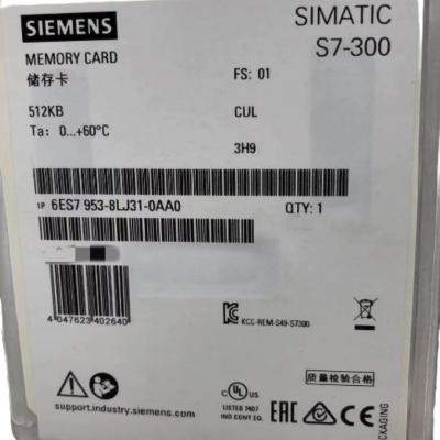 Cina SIEMENS 6ES7953-8LJ31-0AA0 SIMATIC S7-300/C7/ET200 CARTA MICRO MEMORY PER S7-300/C7/ET 200, 3, 3V NFLASH, 512 KB in vendita
