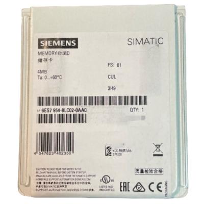 중국 시멘스 6ES7954-8LC02-0AA0 SIMATIC S7-1200 메모리 카드 S7-1X 00 CPU/SINAMICS, 3, 3 V 플래시, 4 MB 판매용