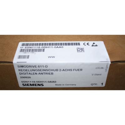 Cina SIEMENS 6SN1118-0DH11-0AA0 CON.DIG.VSA/HSA KEIN.D CONTROL UNIT 2-AXIS FOR DIGITAL DRIVE WITHOUT DIRECT MEASURING SYSTEM in vendita