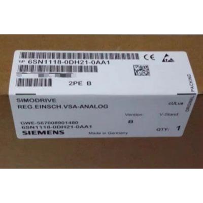 Cina SIEMENS 6SN1118-0DH21-0AA0 SIMODRIVE 611 CONTROL UNIT, 2-AXIS, N-SET, W/O DMS in vendita