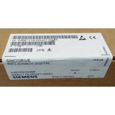 Cina SIEMENS 6SN1118-0DJ21-0AA1 SIMODRIVE 611 CONTROL UNIT, 1-AXIS, N-SET, W/O DMS REQUIRED FROM 06.04.09 in vendita