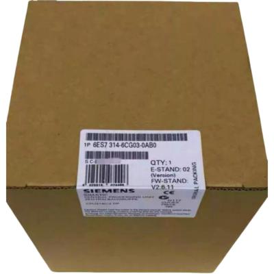 중국 시멘스 6ES7314-6CG03-0AB0 SIMATIC S7-300 CPU314C-2 DP 컨트롤러, MPI/DP, 96KB FRONT CONNECTOR (2X 40-POLE) 판매용