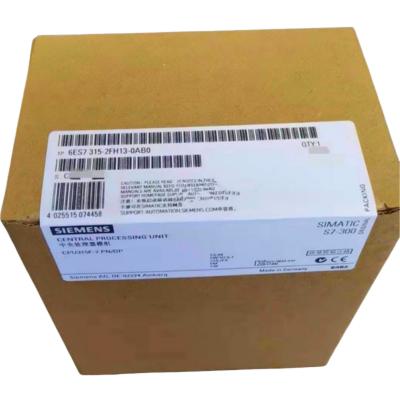 중국 시멘스 6ES7315-2FH13-0AB0 CPU315F-2 PN/DP, 256 KB 1번째 인터페이스 MPI/DP 12 MBIT/S 2번째 인터페이스 이더넷 프로파인트 판매용