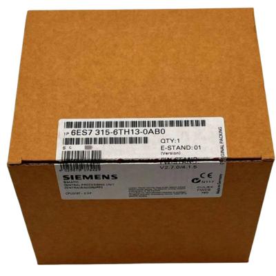 중국 시멘스 6ES7315-6TH13-0AB0 CPU 315T-2 DP, PLC 및 기술 작업에 대한 중앙 처리 장치, 256 KB 작업 메모리 판매용