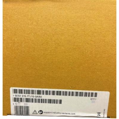 중국 시멘스 6ES7315-7TJ10-0AB0 CPU 315T-3 PN/DP, PLC 및 기술 작업에 대한 중앙 처리 장치, 384 KB 작업 메모리 판매용