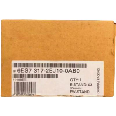 중국 시멘스 6ES7317-2EJ10-0AB0 SIMATIC S7-300 CPU 317-2 PN/DP, 512 KBYTE 작업 메모리와 중앙 처리 장치 판매용