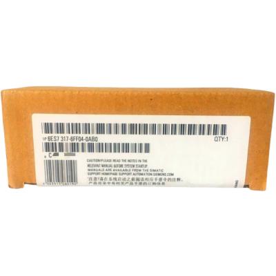 중국 SIEMENS 6ES7317-6FF04-0AB0 SIMATIC S7-300, CPU 317F-2DP, CENTRAL PROCESSING UNIT WITH 1.5 MB WORK MEMORY 판매용