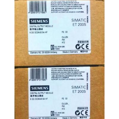 Cina SIEMENS 6ES7132-4BF00-0AB0 ELECTRONICS MODULE FOR ET 200S, 8 DO HIGH FEATURE 24 V DC/0.5 A, 15 MM WIDTH in vendita