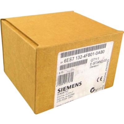 Cina SIEMENS 6ES7132-4FB01-0AB0 SIMATIC DP, 5 ELECTRONIC MODULES FOR ET 200S, 2 DO 24...230 V AC 15 MM WIDTH in vendita